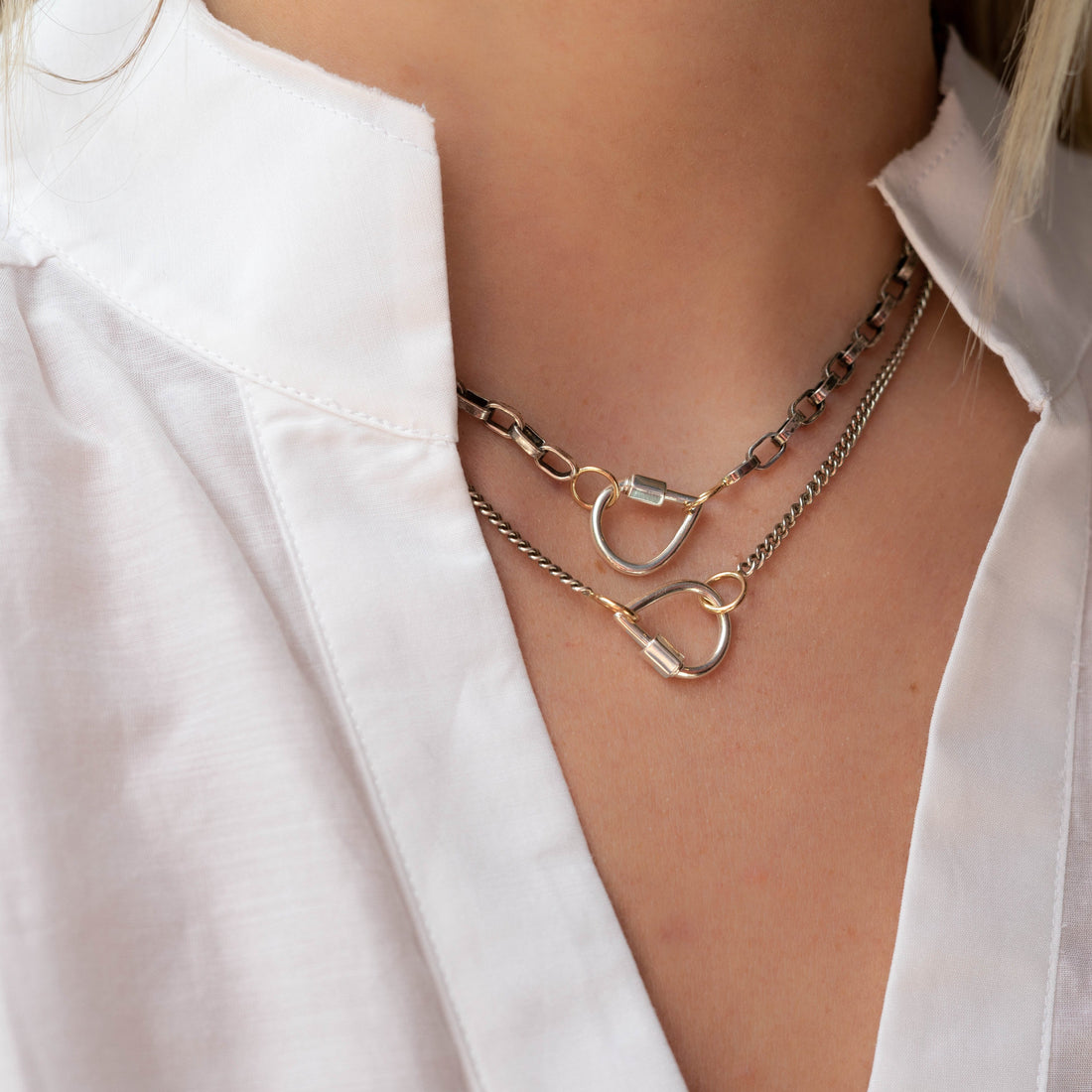 Sterling Silver Baby Drop Lock